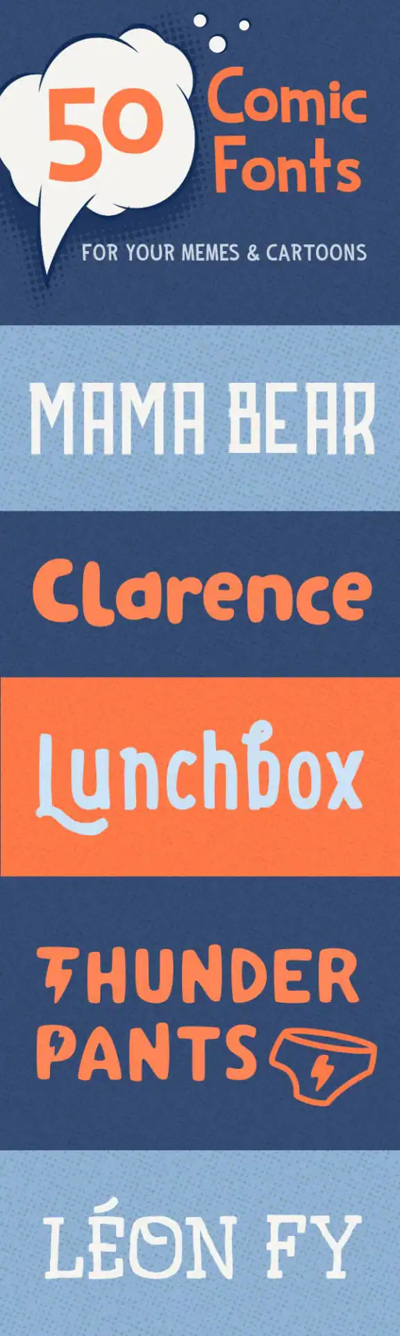 50 Comic Fonts For Your Memes And Cartoons Comic Font Graphic Design