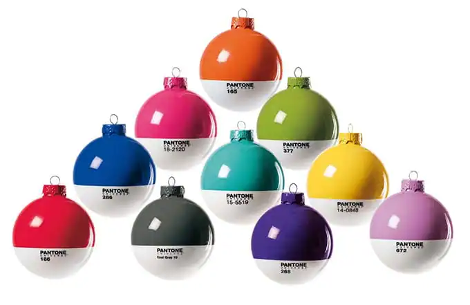 These Pantone Christmas Ornaments will Spruce Up Your Christmas Tree ...