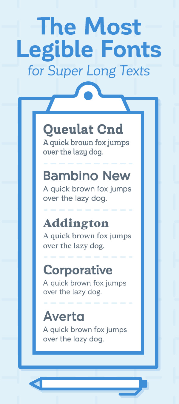 The Most Legible Fonts For Super Long Texts Creative Market Blog