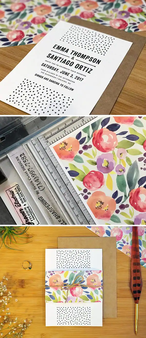 3 DIY Wedding Invitations That Are Unique and Affordable - Creative ...