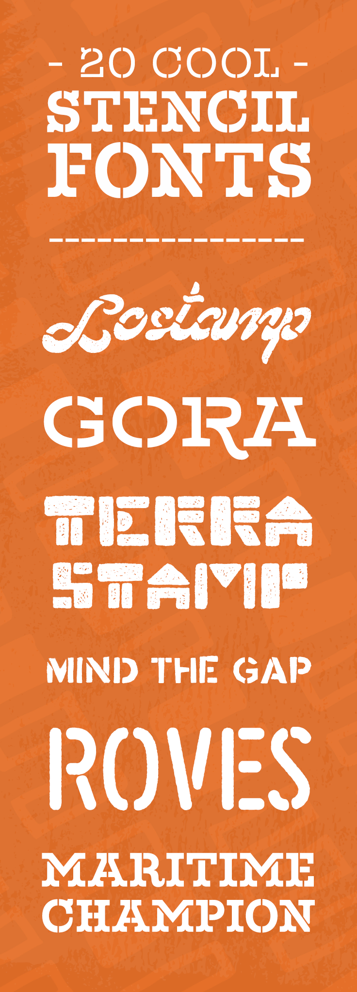 20 Cool Stencil Fonts For Your Next Design Project Creative Market Blog 20 Cool Stencil Fonts For Your Next Design Project Creative Market Blog