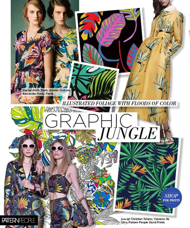 Design Trend Report: Jungle Patterns, Graphics, and Backgrounds ...