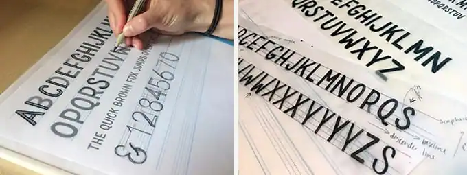 Designing a Hand Drawn Typeface for Creative Market - Creative Market Blog