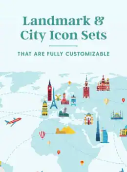 25 Fully Customizable City and Landmark Icon Sets - Creative Market Blog