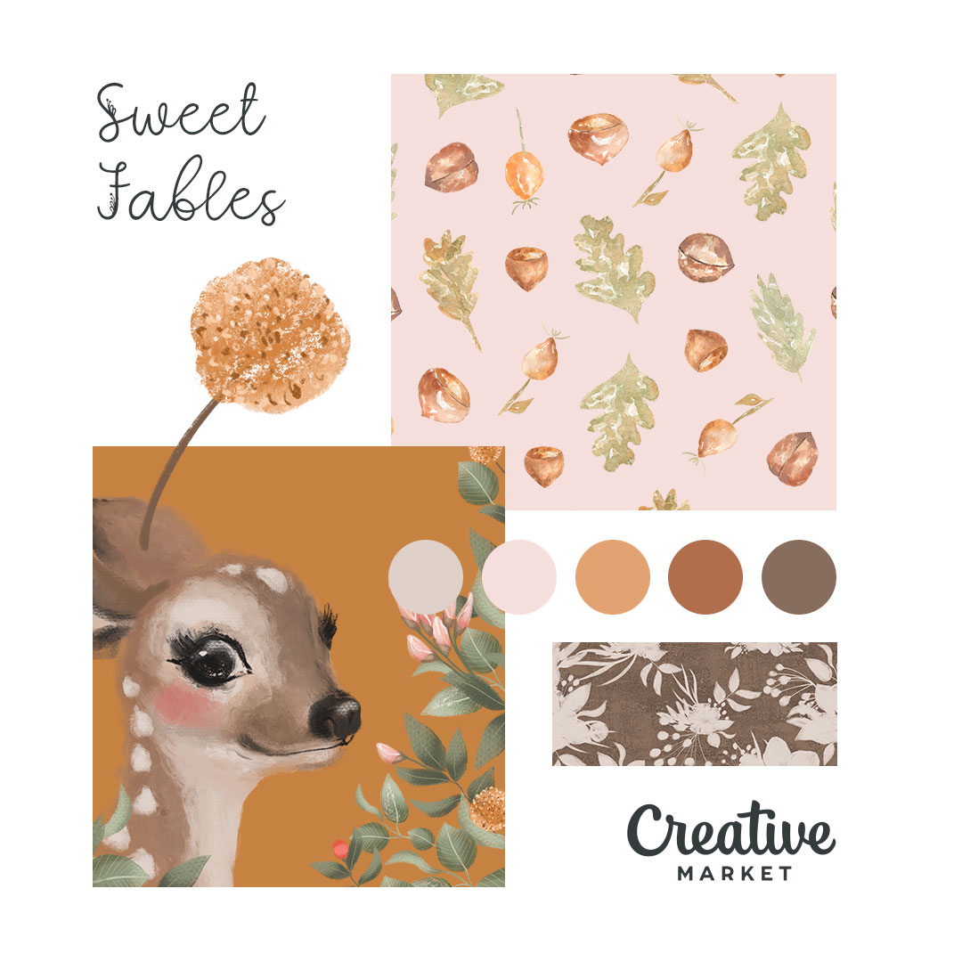 Moodboard Series: Whimsical Woodland - Creative Market Blog