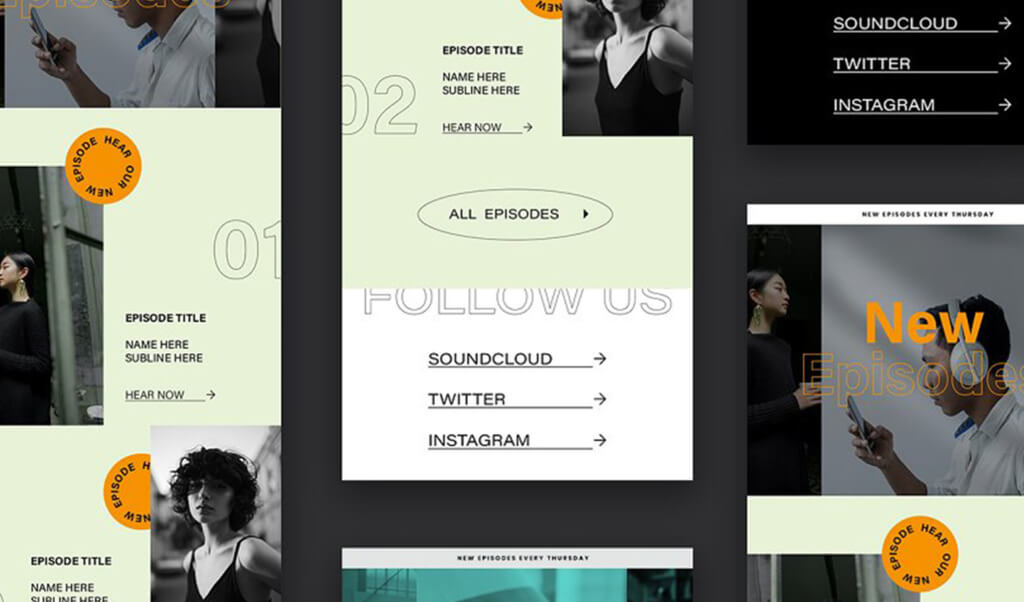 15 Handpicked Podcast Graphics to Promote Your Show in Style - Creative ...
