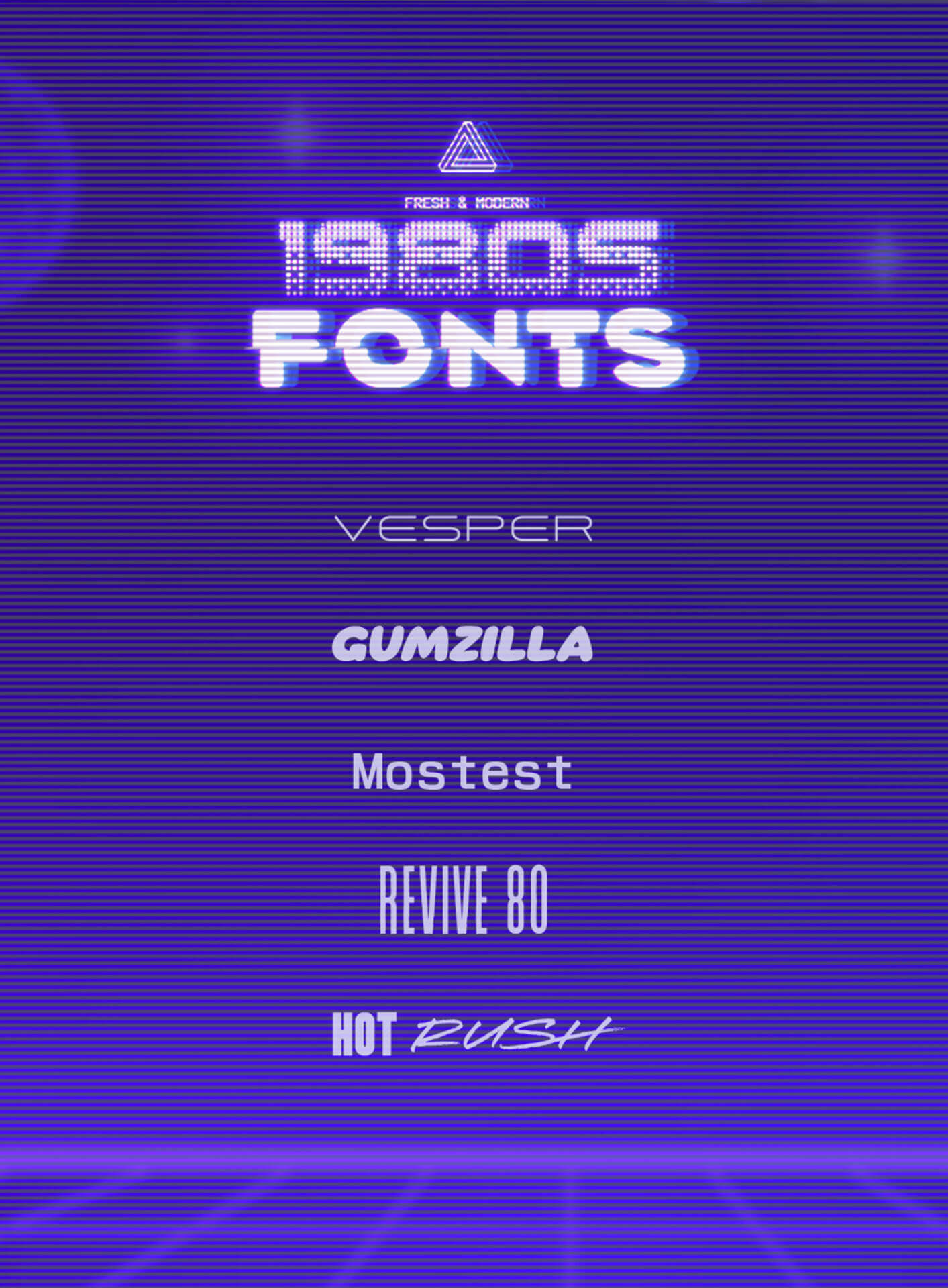 Handpicked 80s Fonts That Feel Fresh & Modern - Creative Market Blog