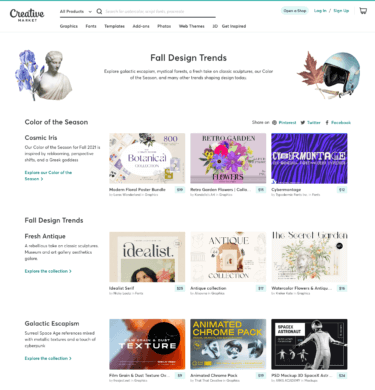 Design Trend Report: Fall 2021 - Creative Market Blog