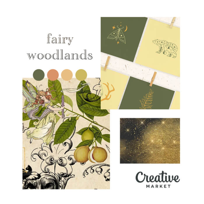 Moodboard Series: Fairycore Aesthetic - Creative Market Blog