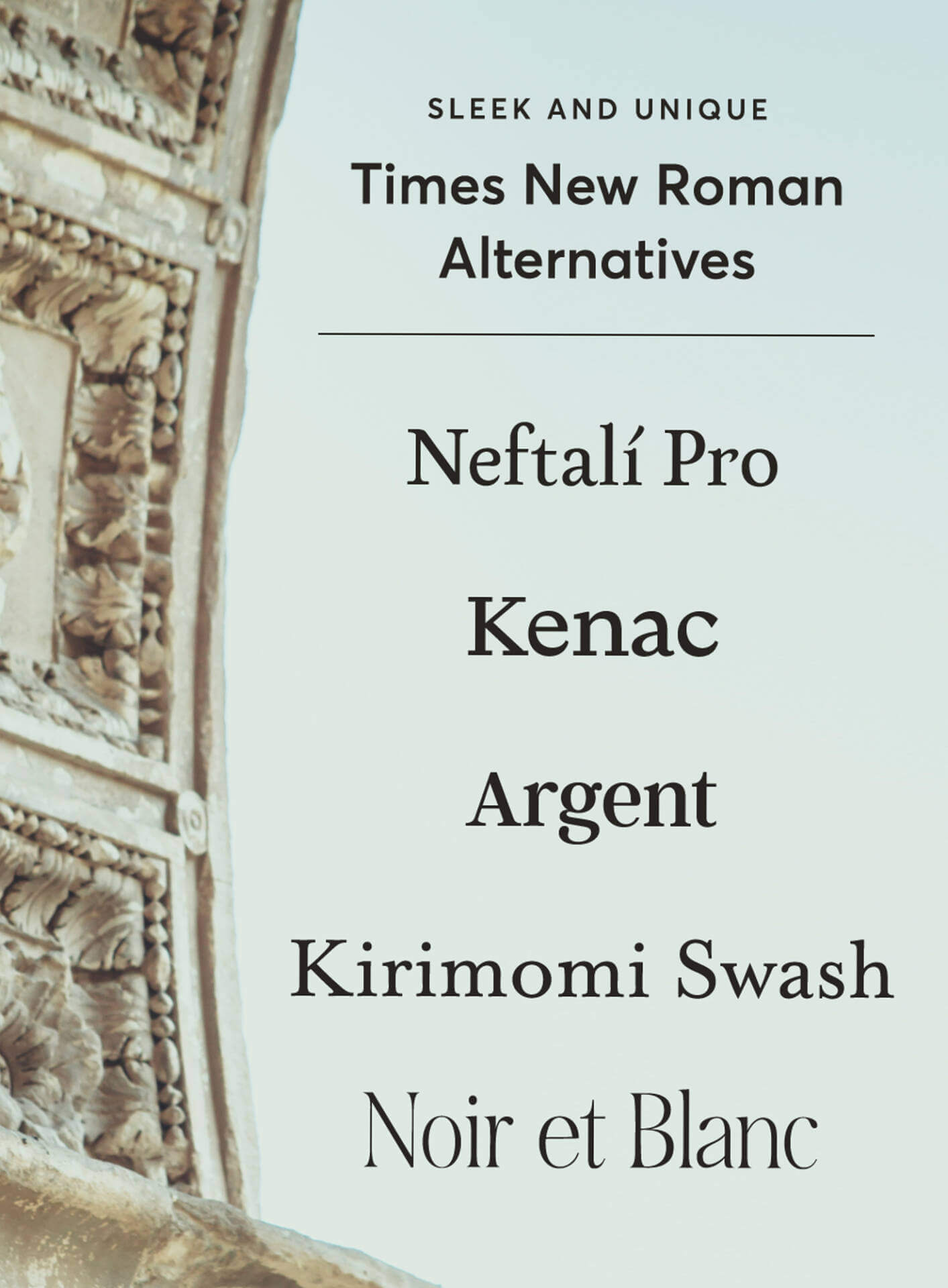 Sleek Times New Roman Alternatives for a Unique Look - Creative Market Blog