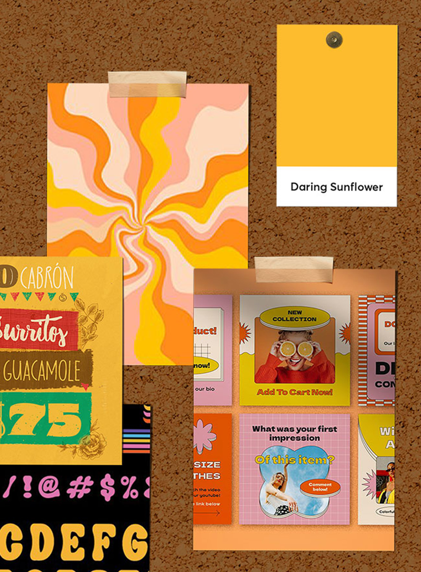Introducing Our Color of the Season: Daring Sunflower - Creative Market ...