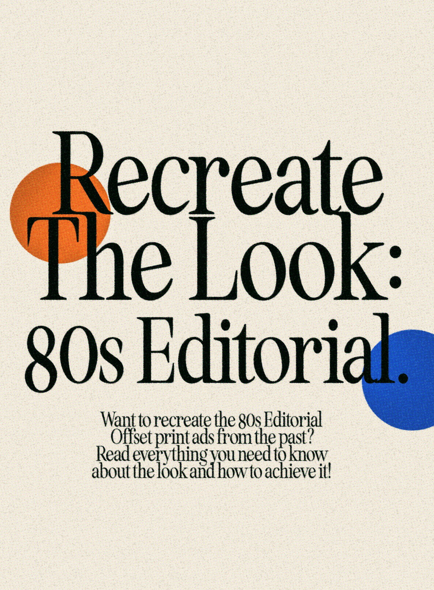 Recreate the Look: 80s Editorial - Creative Market Blog Recreate the Look: 80s Editorial - Creative Market Blog