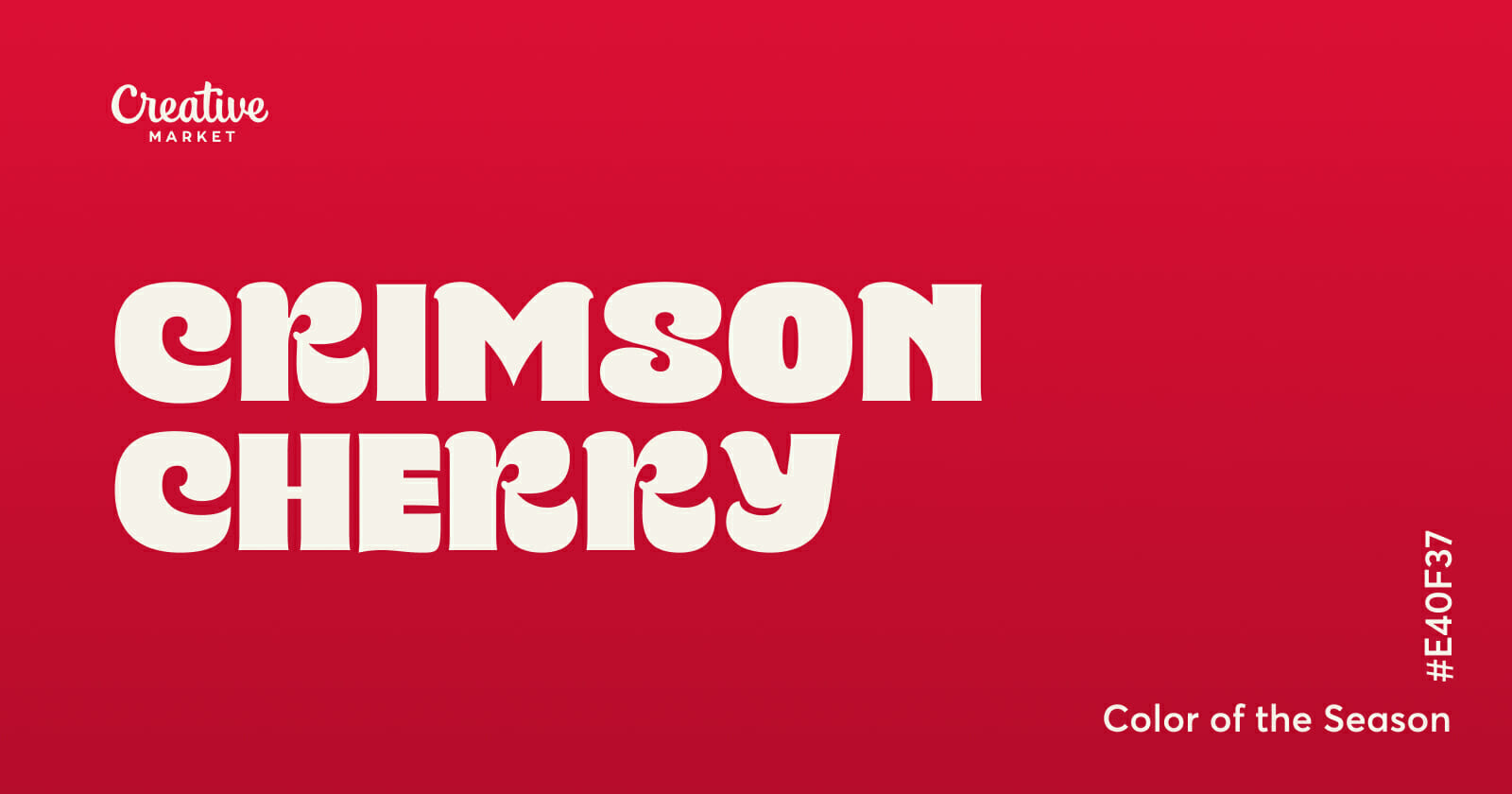 Introducing Our Color of the Season: Crimson Cherry - Creative Market Blog