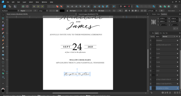 How to Design a Rustic Wedding Invitation - Creative Market Blog