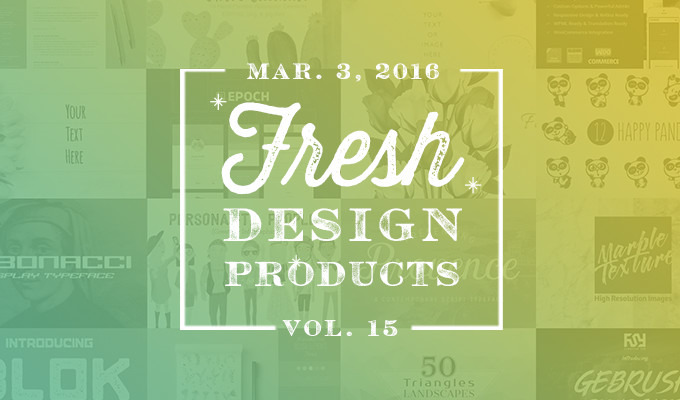 This Week's Fresh Design Products: Vol. 13 - Creative Market Blog