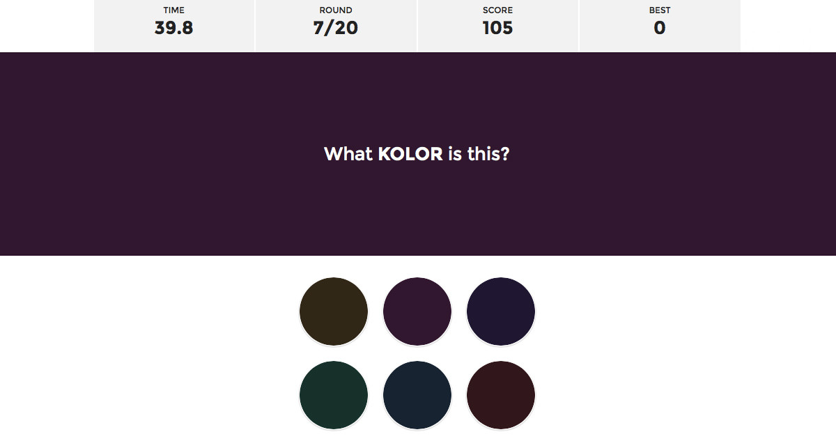 Test Your Color Matching Skills With This Difficult Quiz - Creative ...
