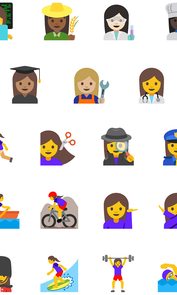 Google Empowers Women With Gender Equal Emoji | Creative Market Blog