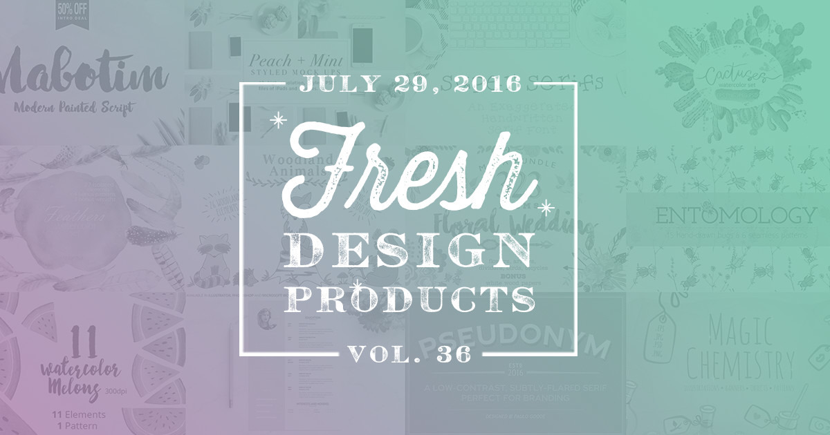 This Week's Fresh Design Products: Vol. 36 | Creative Market Blog