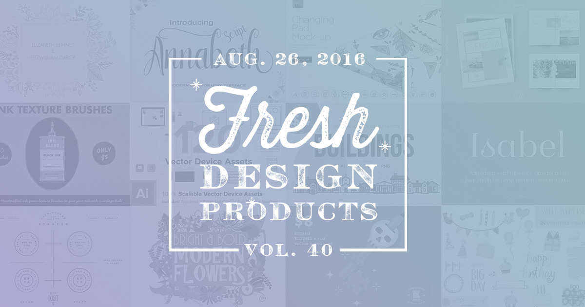 This Week's Fresh Design Products: Vol. 40 | Creative Market Blog