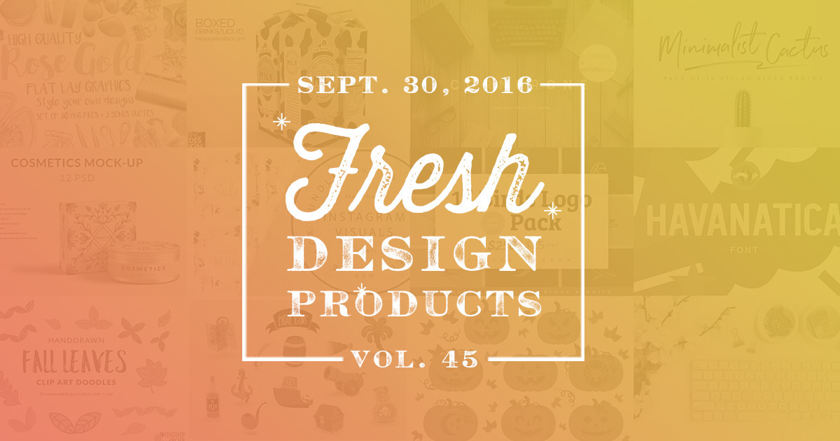 This Week's Fresh Design Products: Vol. 45 | Creative Market Blog