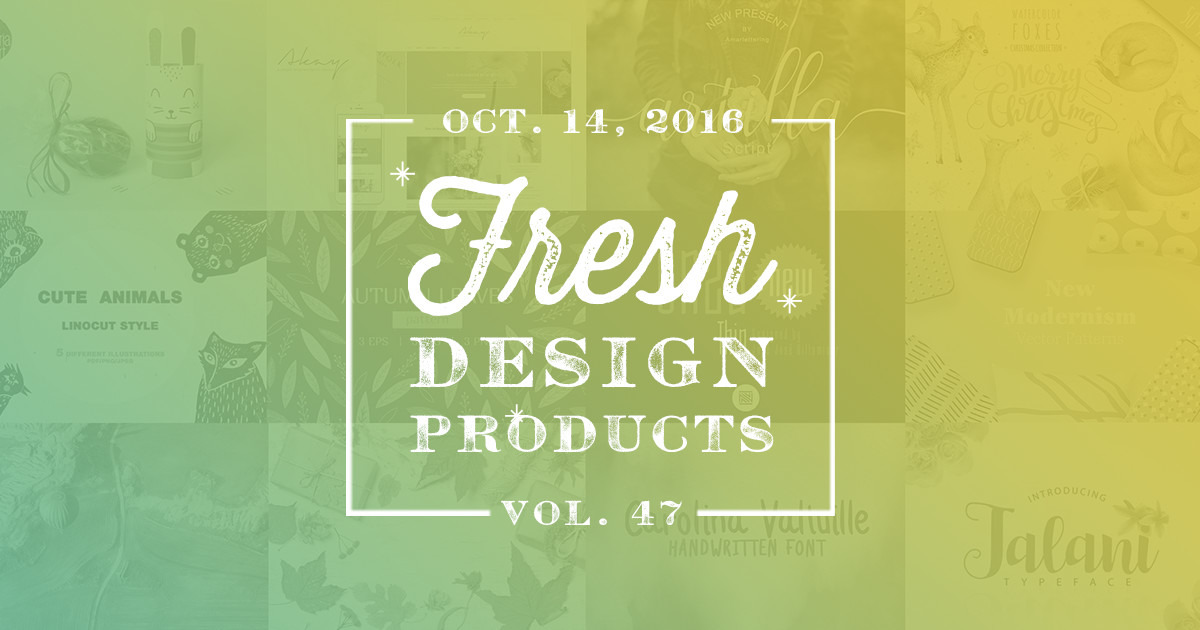 This Week's Fresh Design Products: Vol. 47 | Creative Market Blog