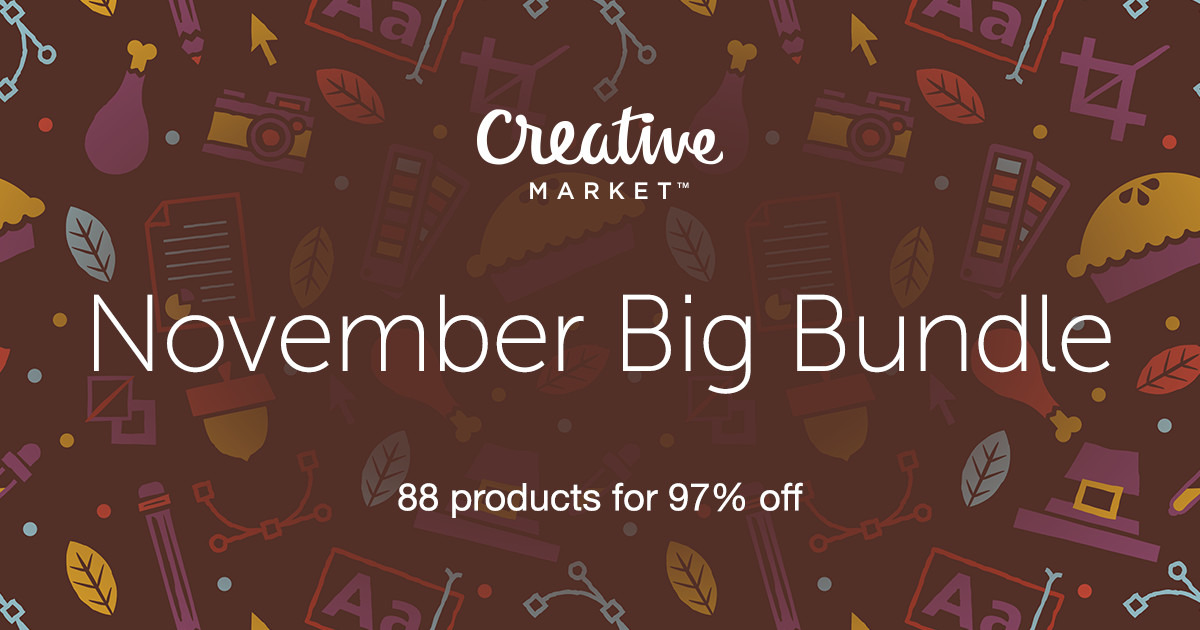 November Big Bundle: Over $1,600 in Design Goods For Only $39 ...