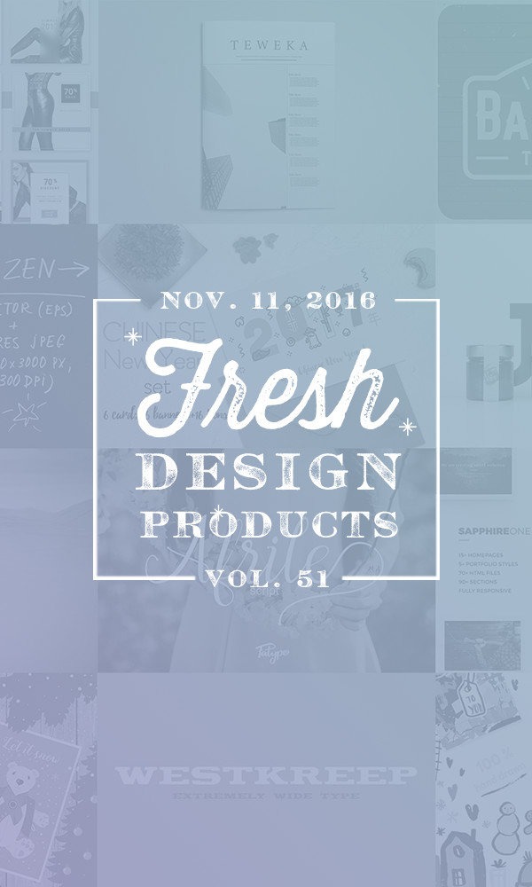 This Week's Fresh Design Products: Vol. 51 - Creative Market Blog