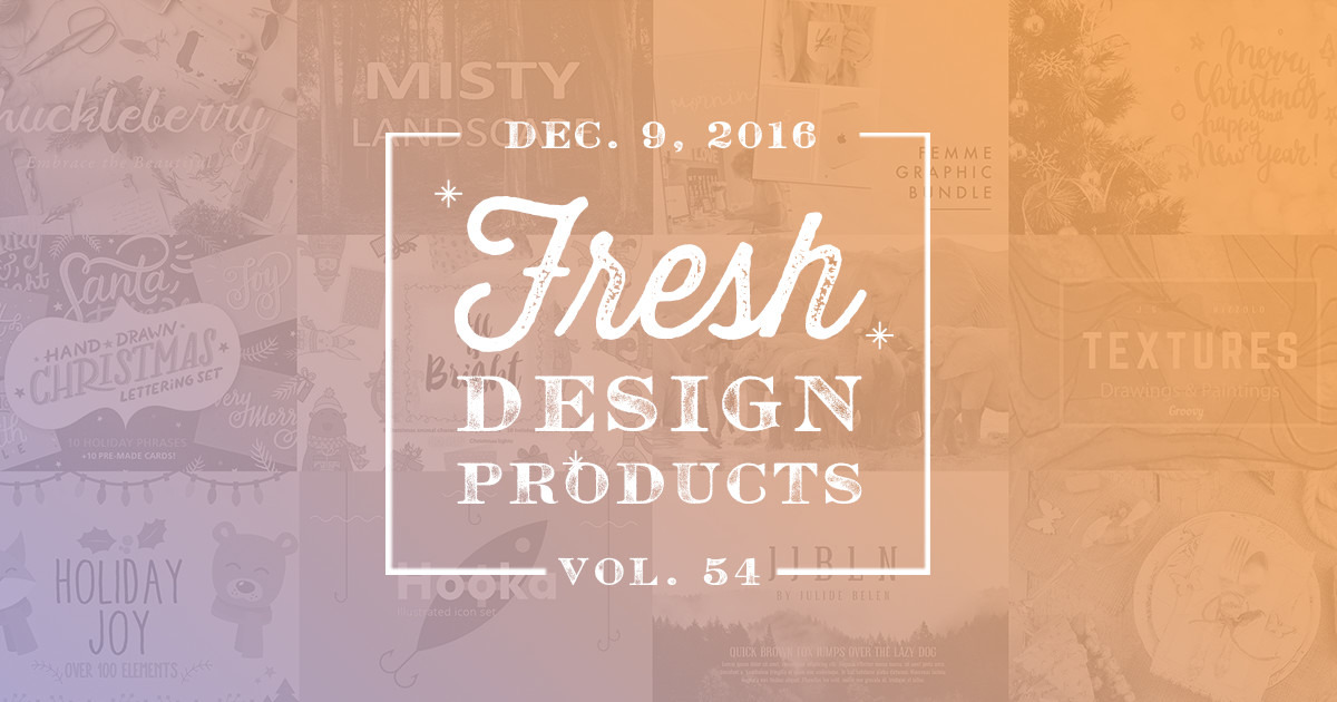This Week's Fresh Design Products: Vol. 54 | Creative Market Blog