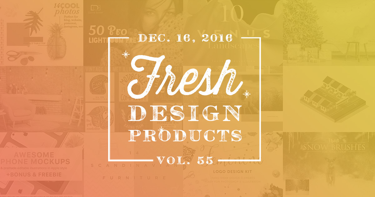 This Week's Fresh Design Products: Vol. 55 | Creative Market Blog
