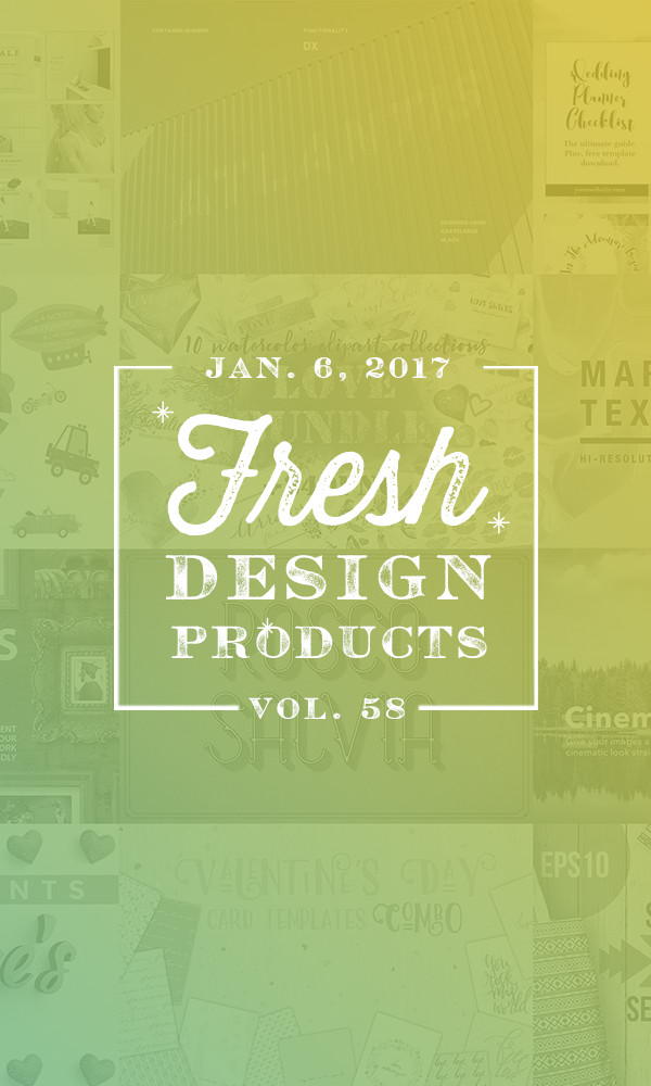 This Week's Fresh Design Products: Vol. 58 | Creative Market Blog