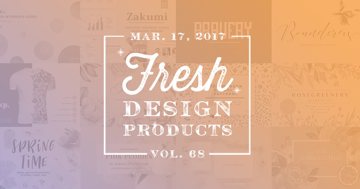 This Week's Fresh Design Products: Vol. 68 | Creative Market Blog