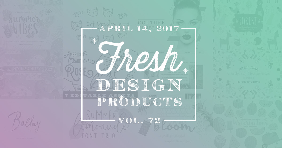 This Week's Fresh Design Products: Vol. 72 | Creative Market Blog
