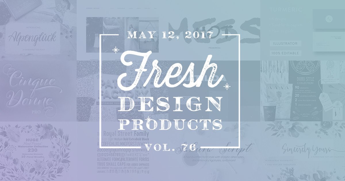 This Week's Fresh Design Products: Vol. 76 | Creative Market Blog