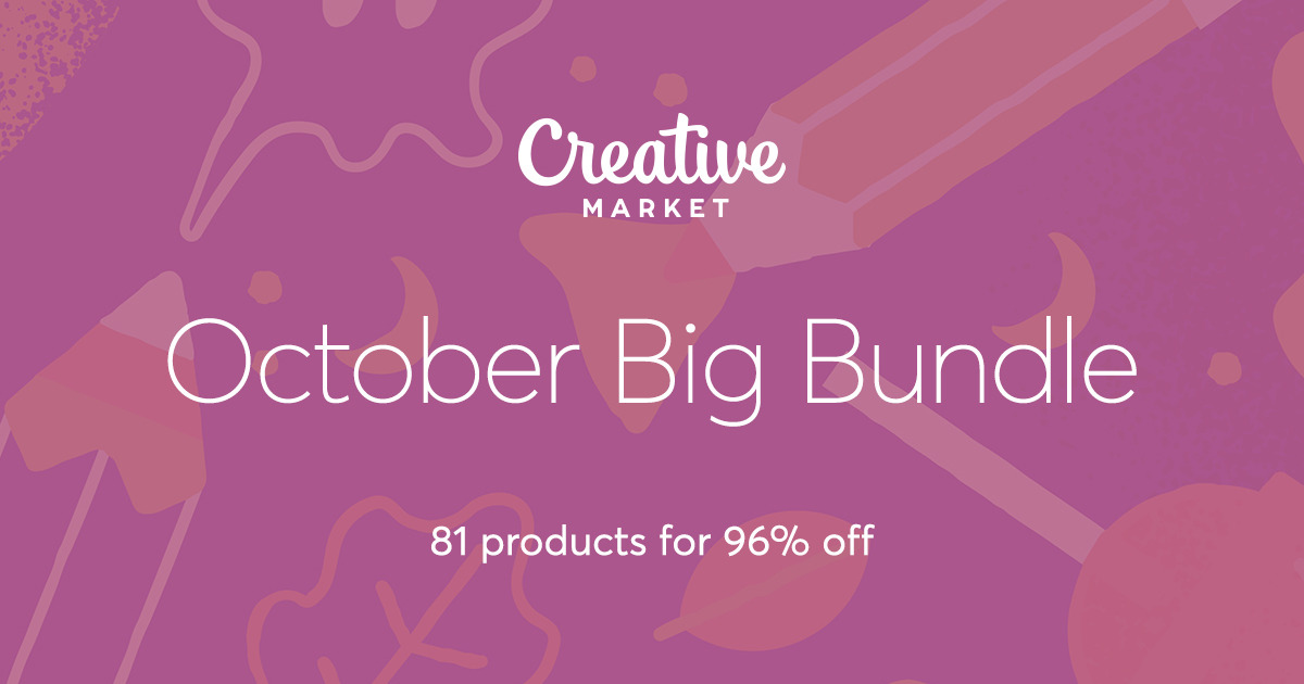 October Big Bundle: Over $1,100 in Design Goods For Only $39 ...