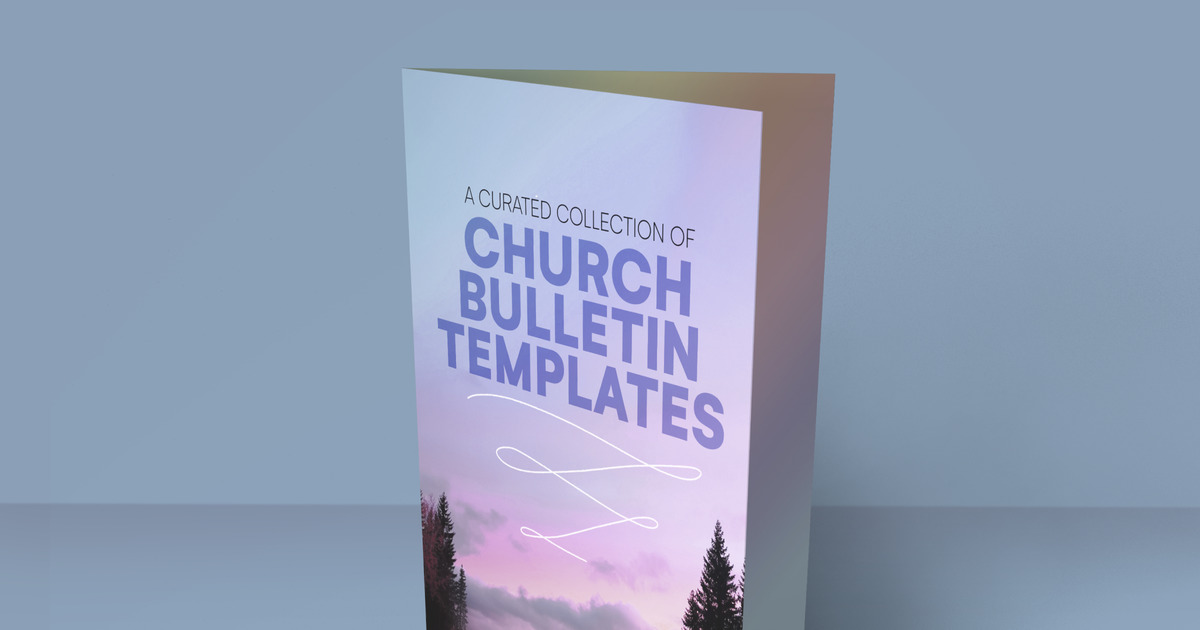 A Curated Collection of Church Bulletin Templates | Creative Market Blog