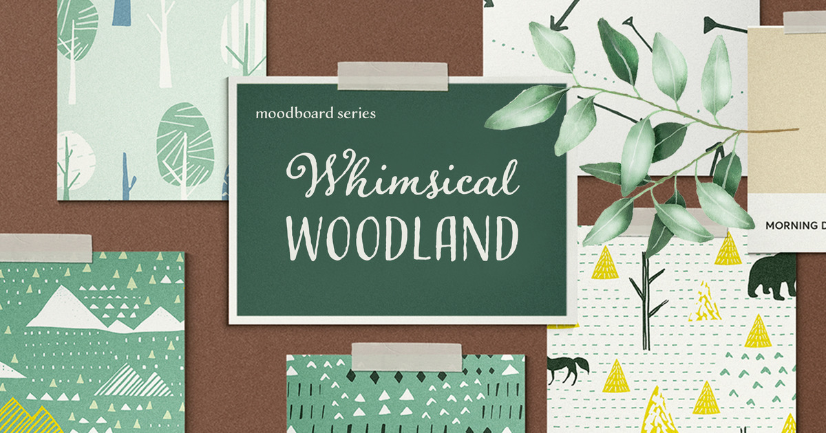 Moodboard Series: Whimsical Woodland - Creative Market Blog